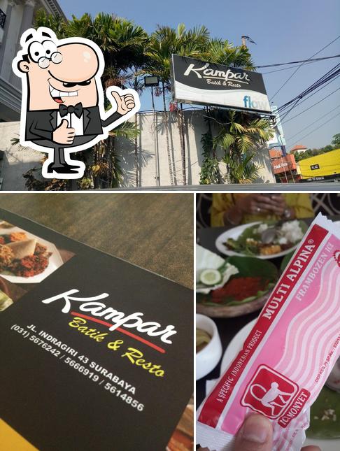 Kampar Batik & Resto restaurant, Surabaya, Jl. Indragiri No.43 ...