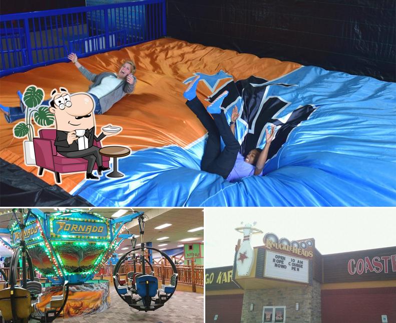 Knuckleheads Trampoline Park Rides Bowling, Wisconsin Dells ...