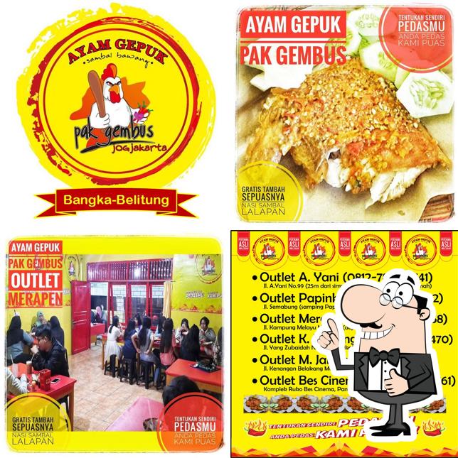 Ayam Gepuk Pak Gembus Babel, Pangkal Pinang - Menú del restaurante ...