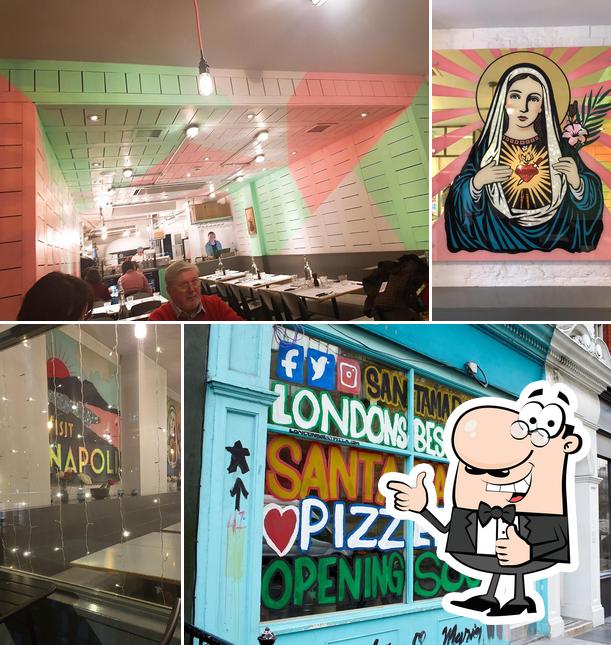 Santa Maria Pizzeria Fitzrovia, 160 New Cavendish St in London ...