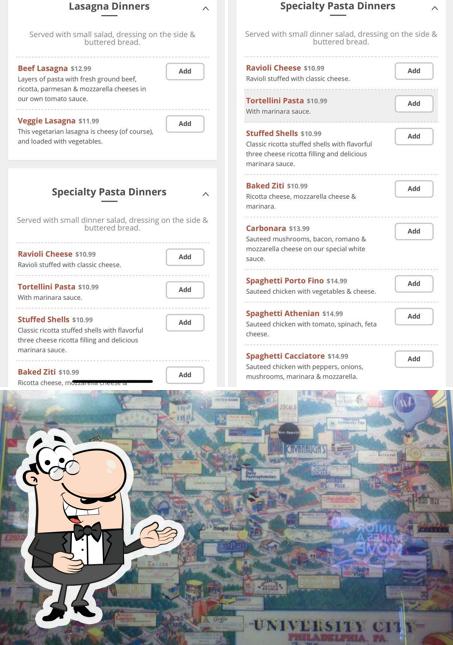 Evans Pizza Restaurant Bar in Philadelphia - Restaurant menu and reviews