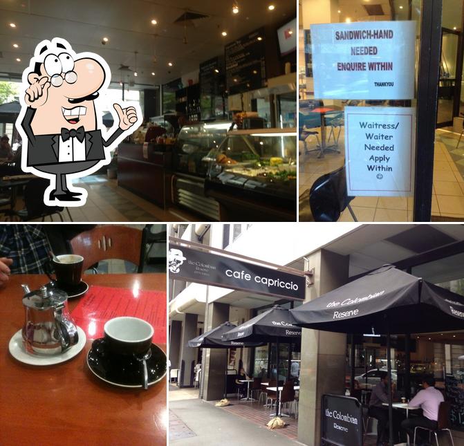 Cafe Capriccio in Sydney - Restaurant menu
