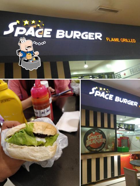 Space Burger Flame Grilled restaurant, Davao City, Gaisano Mall