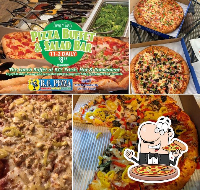 B.C. Pizza in Hart - Restaurant menu and reviews