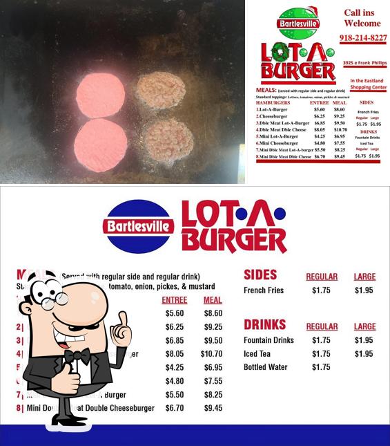 Lot-A-Burger (Eastside) in Bartlesville - Restaurant menu and reviews
