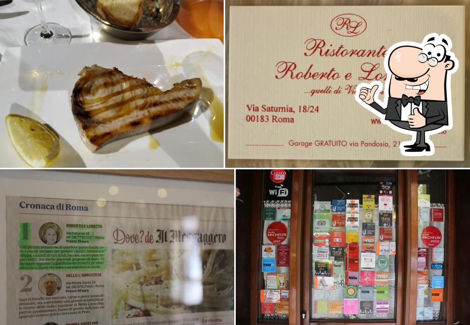 Da Roberto E Loretta restaurant, Rome - Restaurant menu and reviews