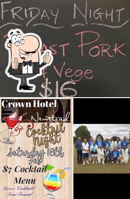 Crown Hotel Newstead, Southbank - Restaurant menu, prices and reviews