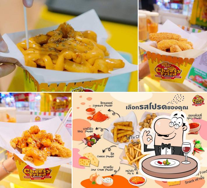 Cheesy Fried Snacks (ชีสซี่ฟรายสแน็ค) ลานปูน เทคโนพระจอมเกล้าบางมด ...
