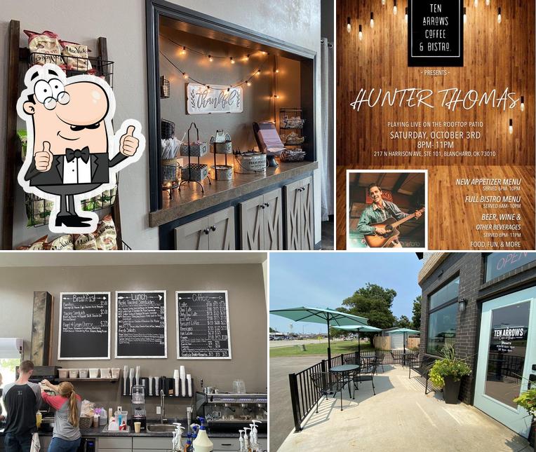 Café Ten Arrows Coffee & Bistro, Blanchard - Carta del restaurante y ...