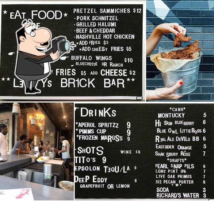 Lefty's Brick Bar in Austin - Restaurant menu and reviews