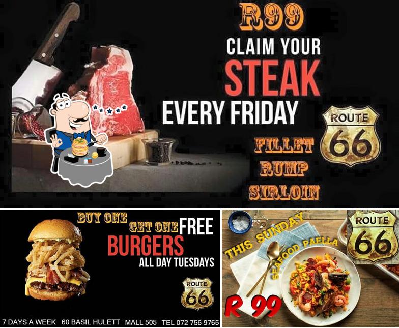 Route 66 Bar & Grill, Dolphin Coast - Menú del restaurante, precios y ...