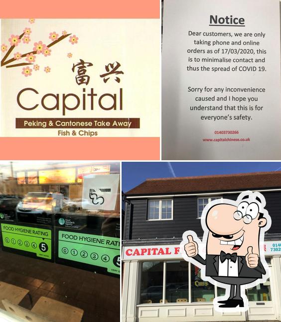 Capital Chinese Take Away and fish & chips, Horsham - Restaurant menu ...