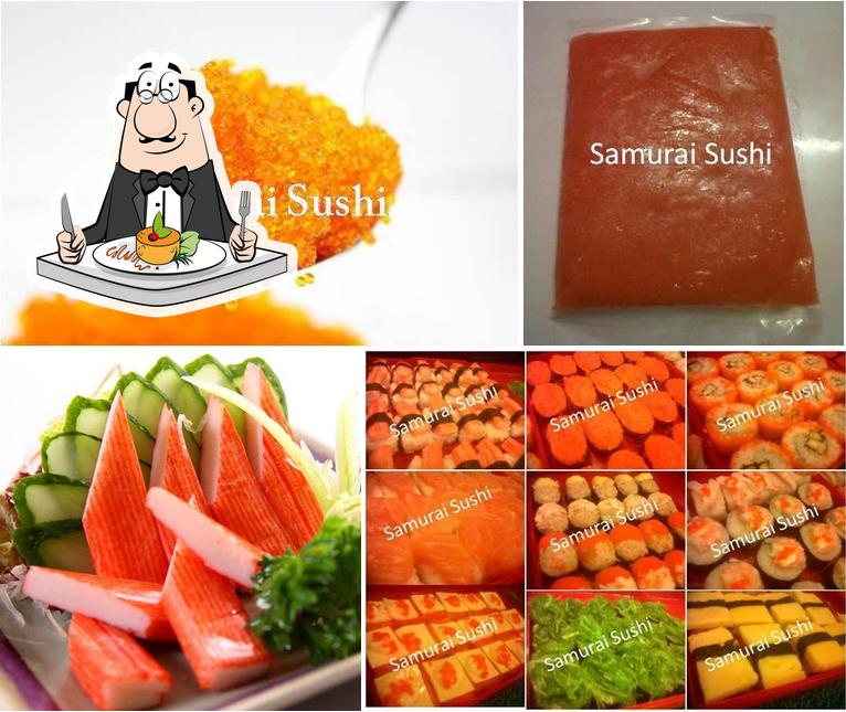 Samurai Sushi วัตถุดิบซูชิ วัตถุดิบอาหารญี่ปุ่น ยำสาหร่าย ไข่กุ้ง ปูอัด ...