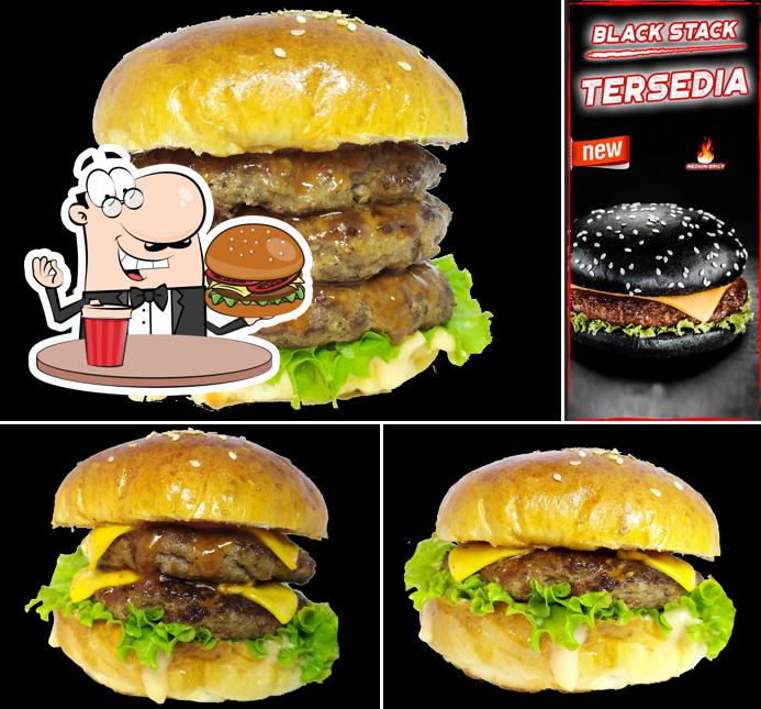 Stack Chicken Burger, Permata Raya restaurant, South Tangerang ...