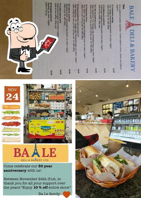 Ba-Le Deli & Bakery, 701 Kingsway in Vancouver - Restaurant menu and ...