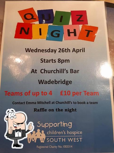 Churchill Bars, Wadebridge - Restaurant menu, prices and reviews