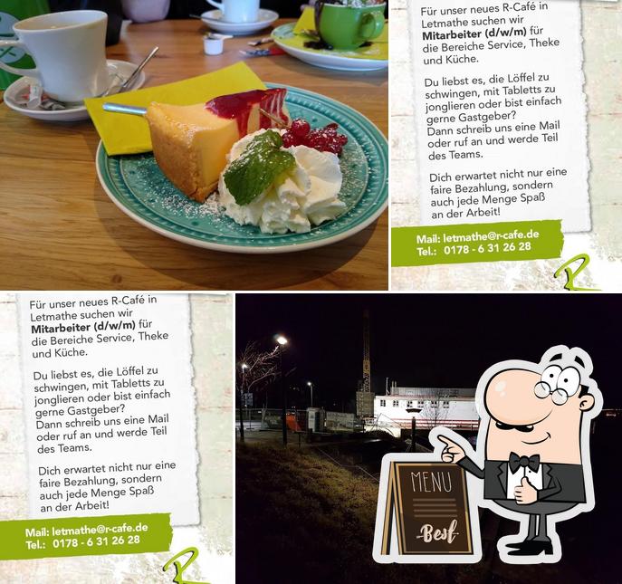 R Cafe Letmathe Speisekarte