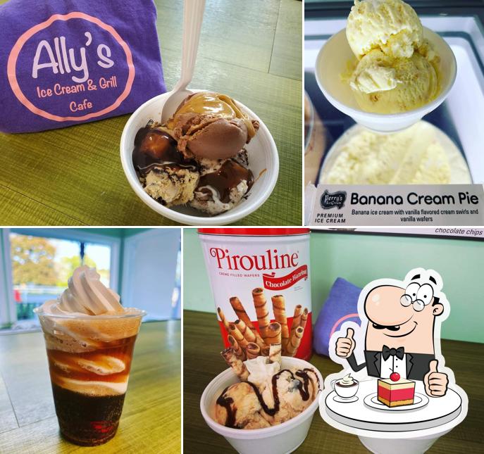Ally's Ice Cream & Grill Cafe, Poughkeepsie - Restaurant menu, prices ...
