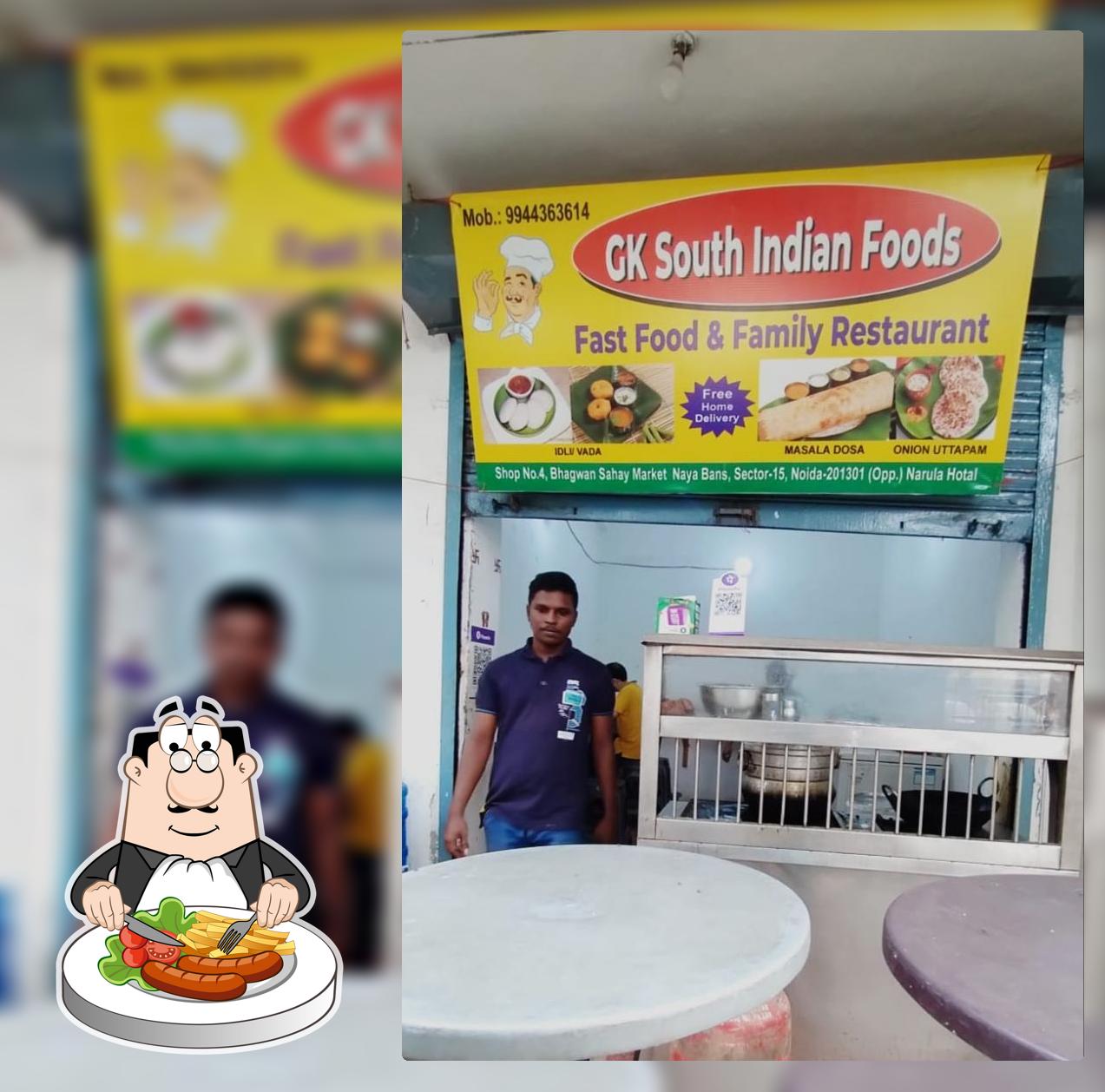 GK South Indian Food, Noida - Restaurant menu, prices and reviews