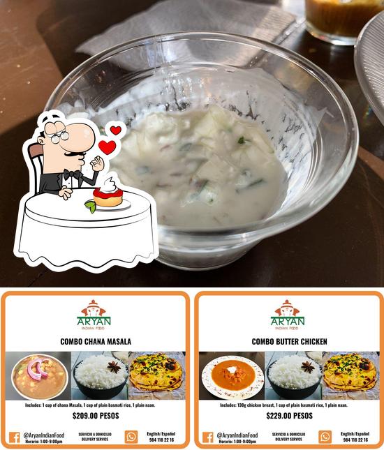 Aryan Indian Food restaurant, Playa del Carmen - Restaurant menu and ...