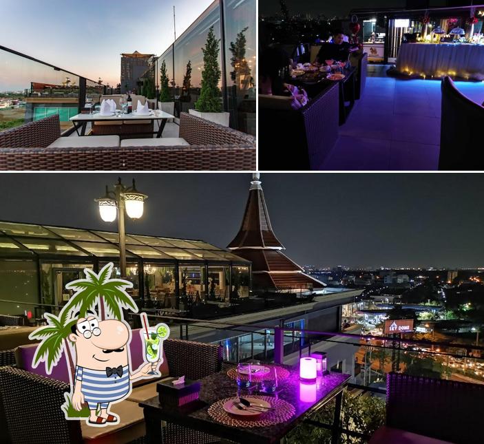 Sky View rooftop restaurant ร้านอาหารดาดฟ้าสกายวิว, Bangkok - Menú del ...