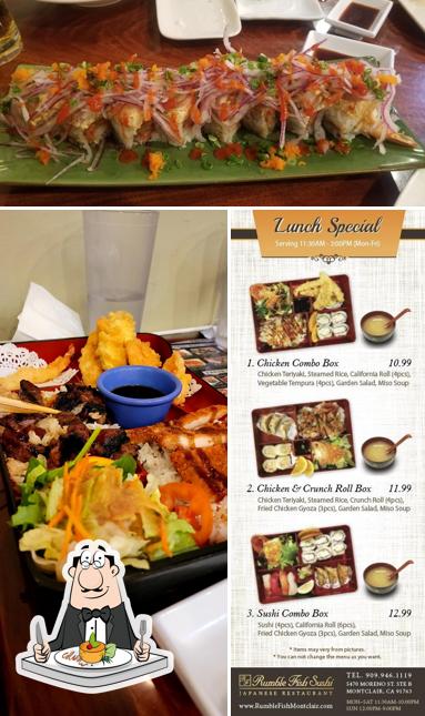 Rumble Fish Sushi, 5470 Moreno St in Montclair - Restaurant menu and ...