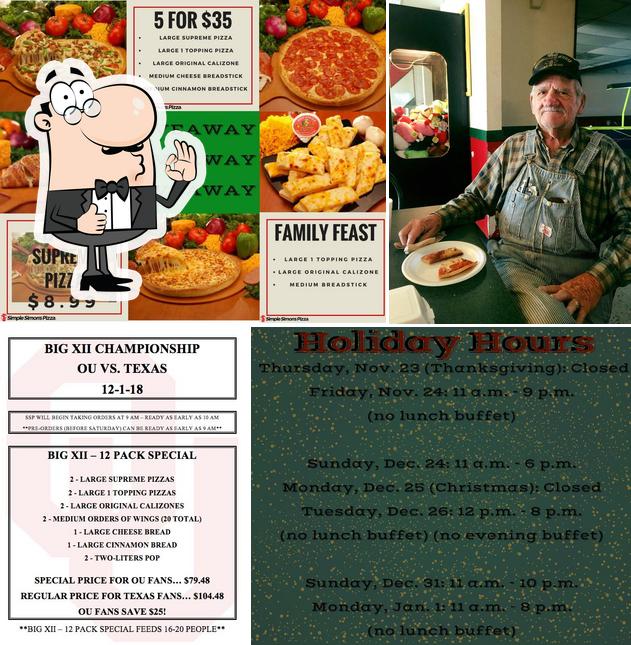 Simple Simon's Pizza in Muldrow - Restaurant menu and reviews