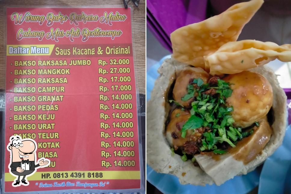 Bakso Raksasa Malino Cab. Mas Adi Bontonompo restaurant, Indonesia ...