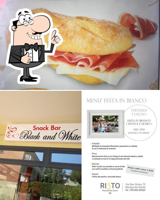 Snack bar Black and White, Moniga del Garda - Menú del restaurante ...