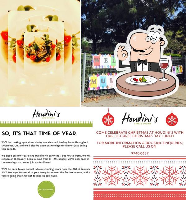 Houdinis Cafe e Cucina, Diggers Rest - Restaurant menu, prices and reviews