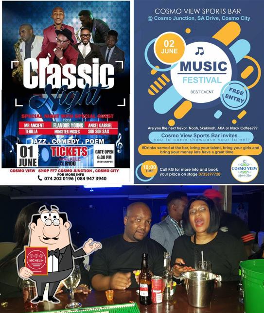 Cosmo View Sports Bar, Roodepoort - Restaurant menu, prices and reviews
