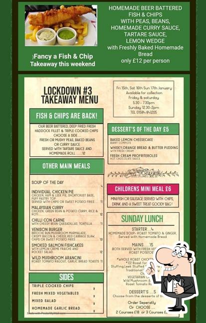 The Crown Country Inn in Munslow - Restaurant menu and reviews