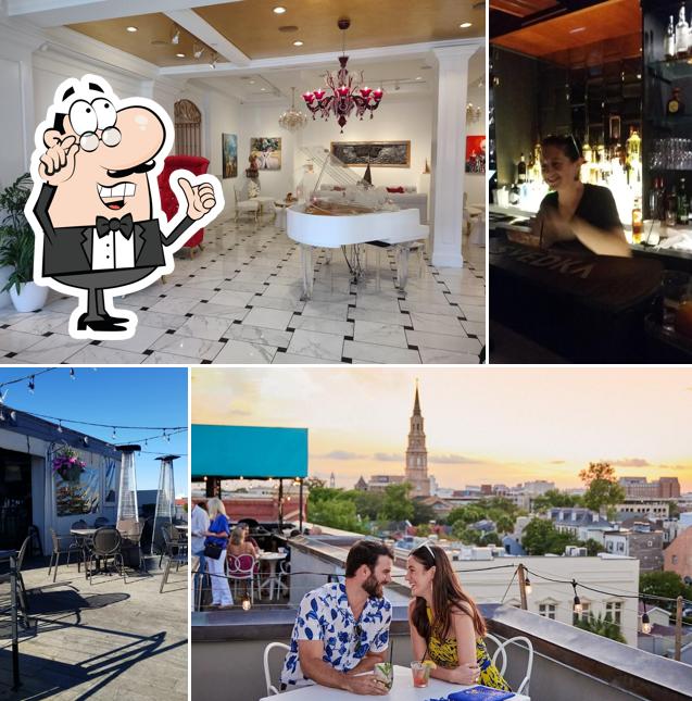 The Rooftop at the Vendue, Charleston - Restaurant menu, prices and reviews