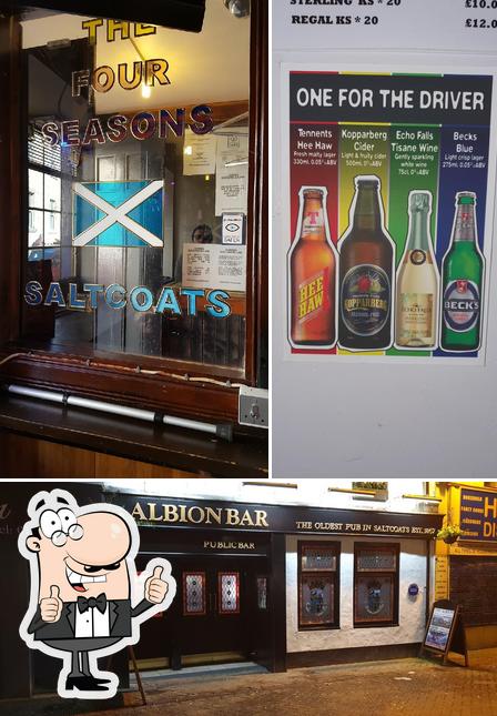 The Albion Bar, Saltcoats - Restaurant menu, prices and reviews