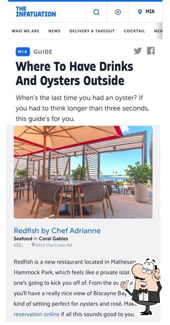 NOMA Beach at Redfish, 9610 Old Cutler Rd in Coral Gables - Restaurant ...