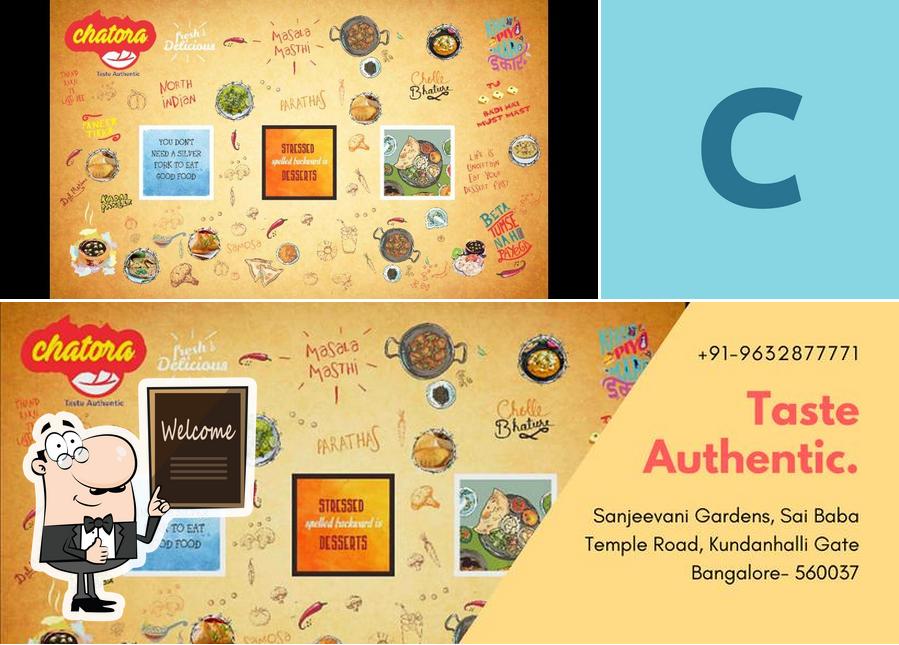 Chatora, Bengaluru - Restaurant menu, prices and reviews