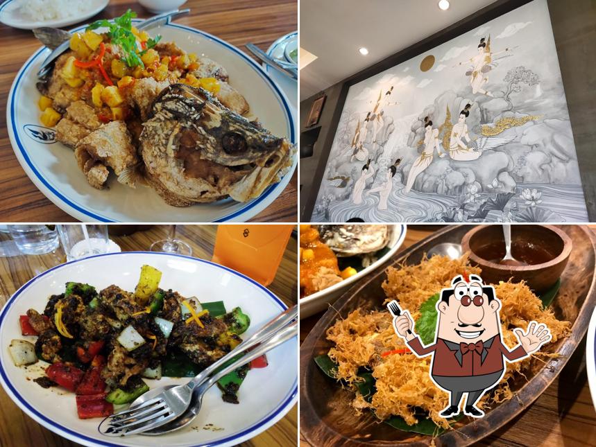 ร้านอาหารกินรี อมตะนคร Kinnaree Coffee & Restaurant, Phan Thong ...