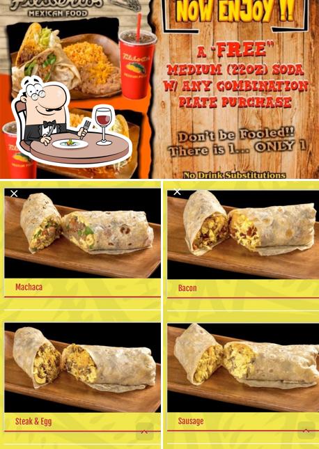 Filiberto’s Mexican Food, 635 E Wetmore Rd in Tucson - Restaurant menu ...