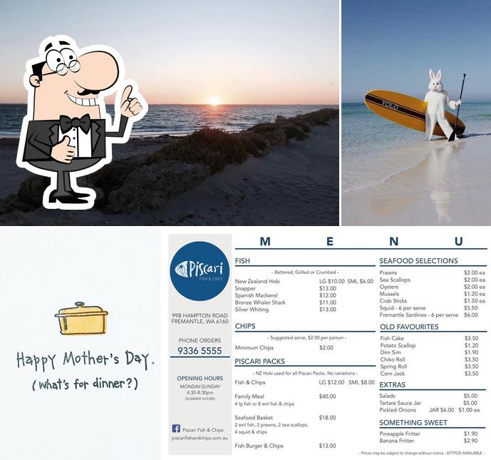 Piscari Fish & Chips in Fremantle - Restaurant menu and reviews