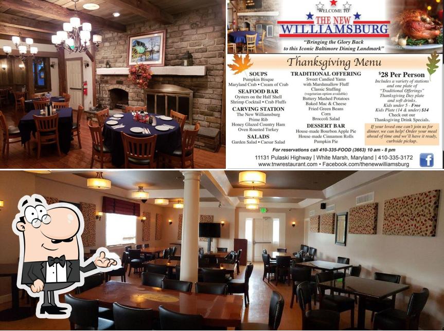 The New Williamsburg Inn Restaurant, White Marsh - Menú del restaurante ...