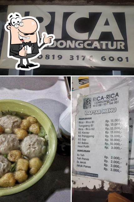 Rica Condong Catur, B1 & B2 Bakso, Sendangadi - Restaurant menu, prices ...