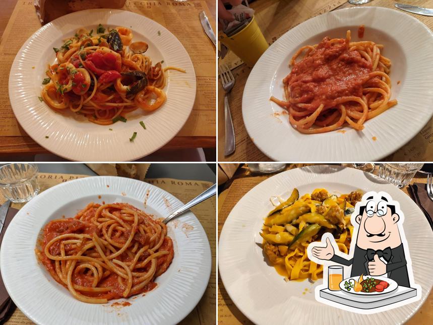Trattoria Vecchia Roma pizzeria, Rome, Via Ferruccio - Restaurant menu ...