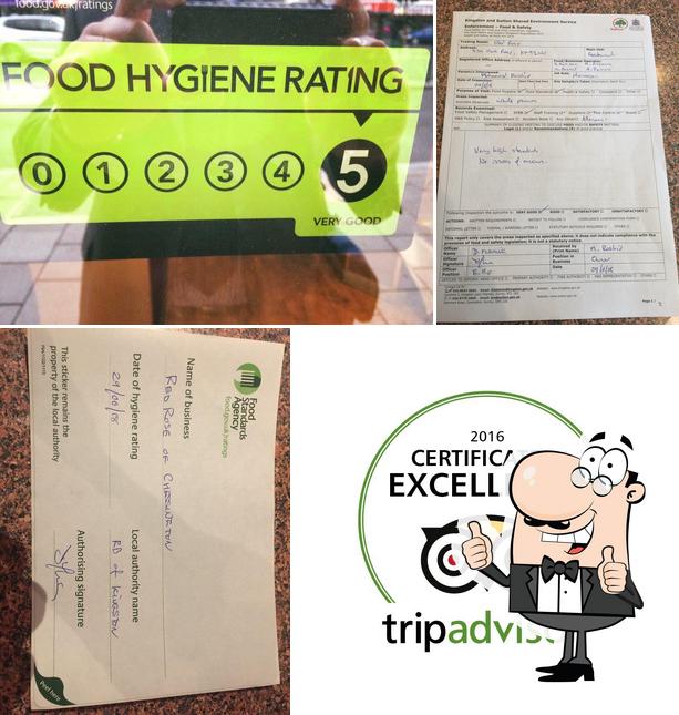 Red Rose of Chessington, 334 Hook Rd in Chessington - Restaurant reviews