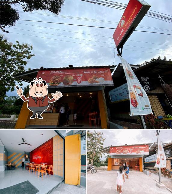 Ayam Singapore restaurant, Индонезия, W747+FWX