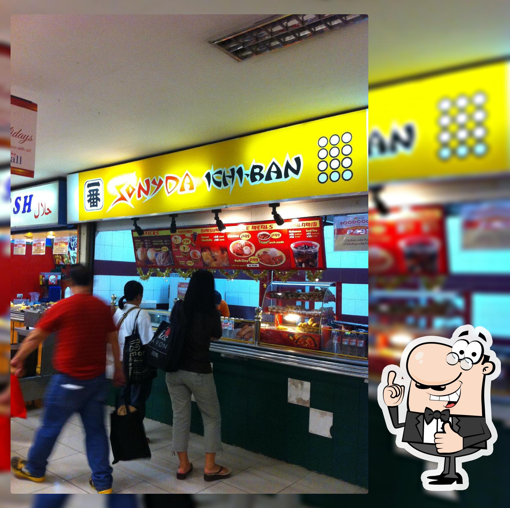 Sonyda Ichi-ban restaurant, Muntinlupa - Restaurant menu