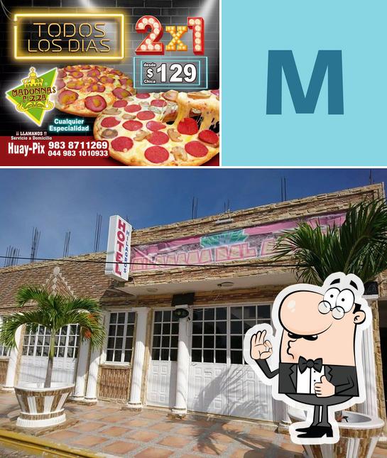 Madonnas Pizza & Hotel Milagros Del Caribe restaurant, Mexico ...