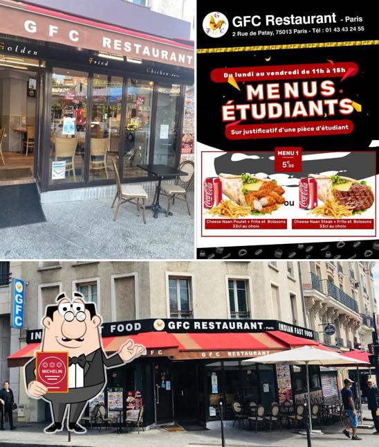 Restaurante G F C PARIS 13 (Golden Fried Chicken), Paris - Carta del ...