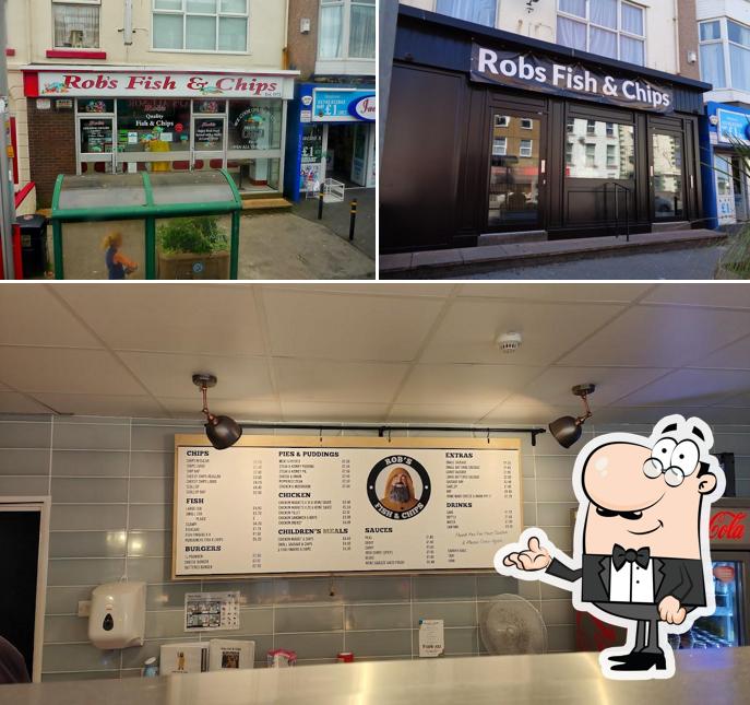 Rob's Fish & Chip Shop in Pensarn - Restaurant menu and reviews