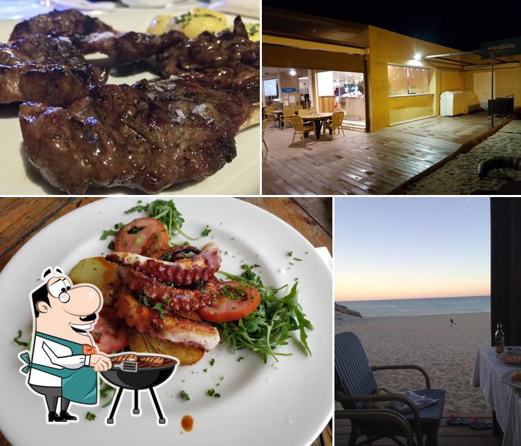 Mirablau Beach Bar & Restaurant in Cala Mesquida - Restaurant menu and ...