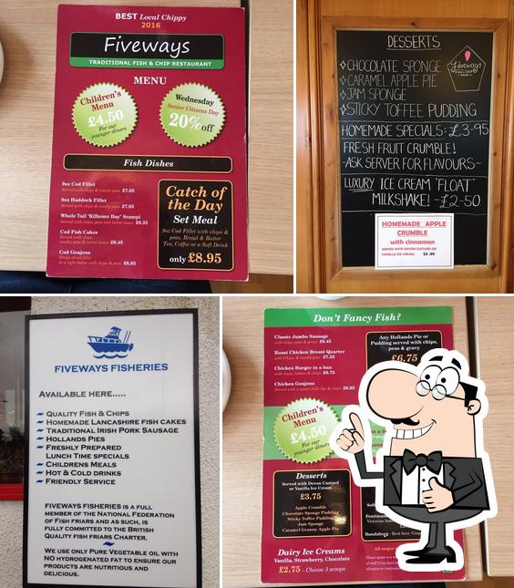Fiveways Fish & Chips, Stockport - Restaurant menu, prices and reviews